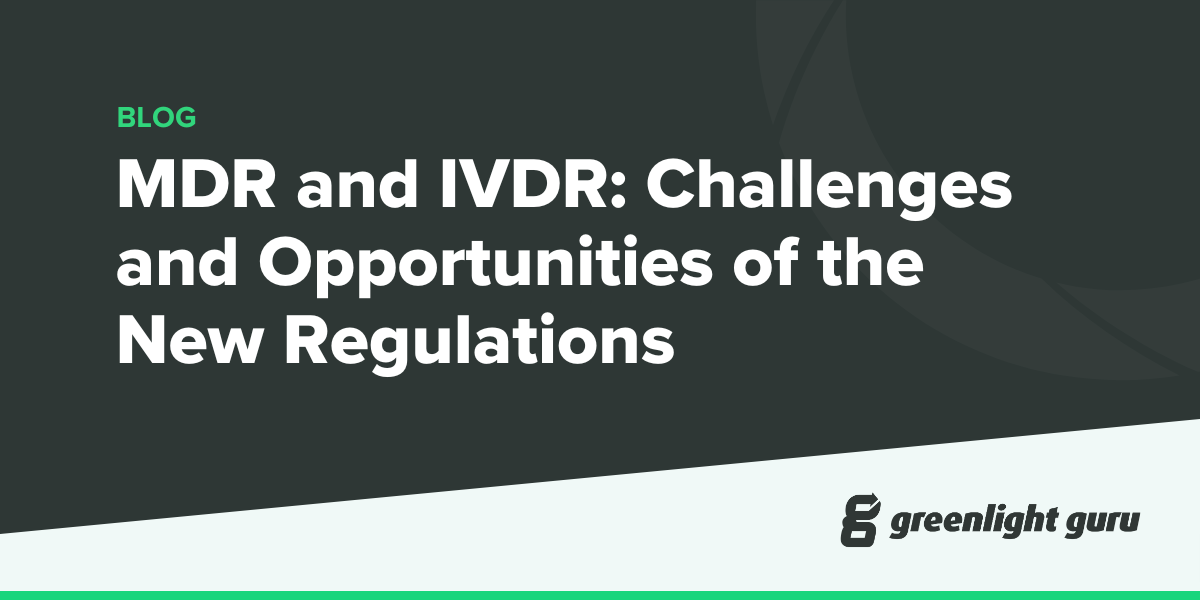 MDR and IVDR: Challenges and Opportunities of the New Regulations